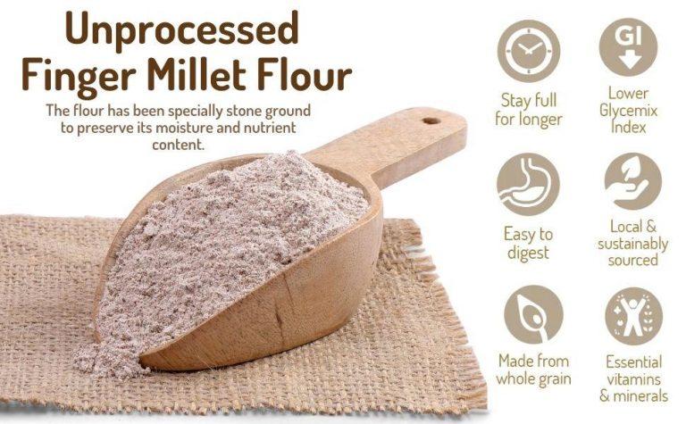 SiriMart Sprouted Red Finger Millet Flour | 1kg - SiriMart