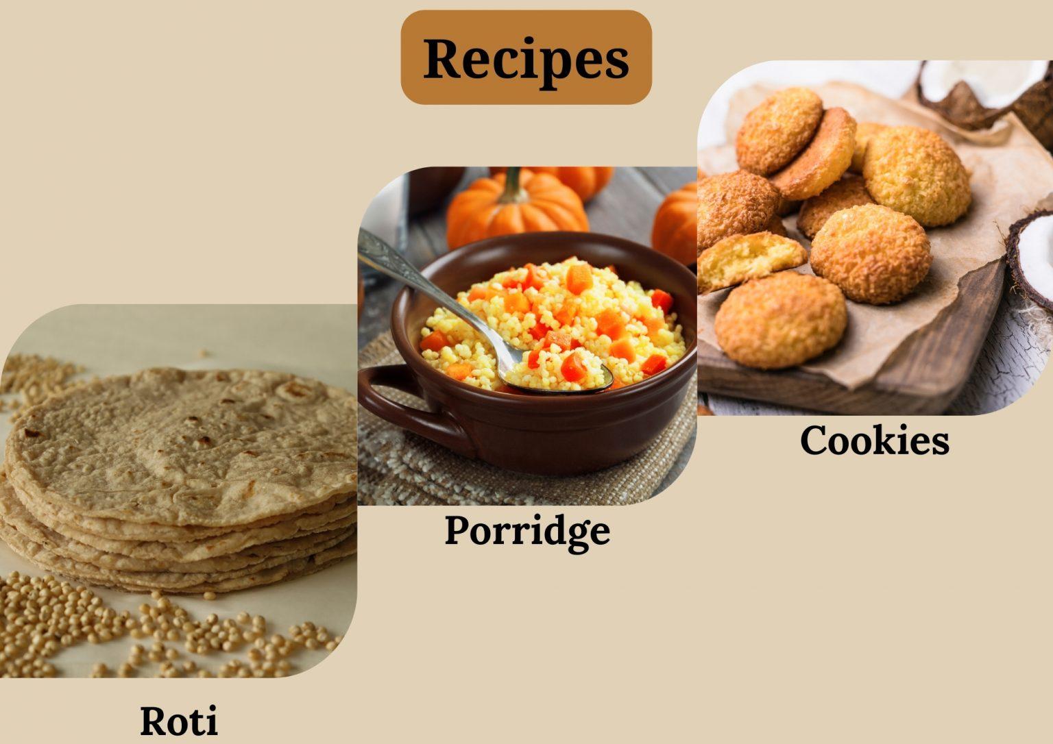SiriMart Organic Unpolished Soaked & Dried Millets Flour Combo of 5 ...